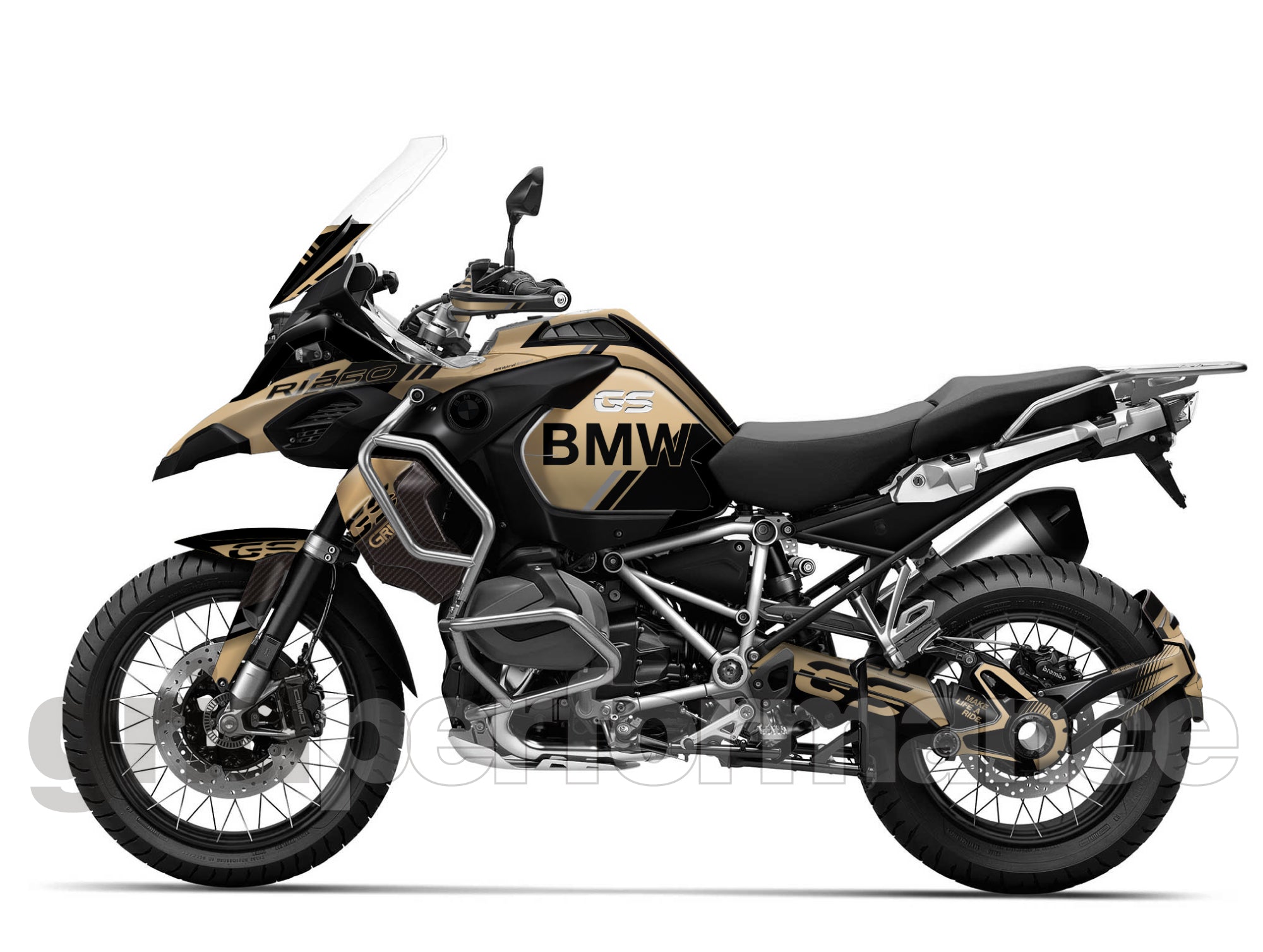 R1250GS R1200GS ADV Adventure Graphic Full Decal Vinyl Kit (5-1) – GRID ...