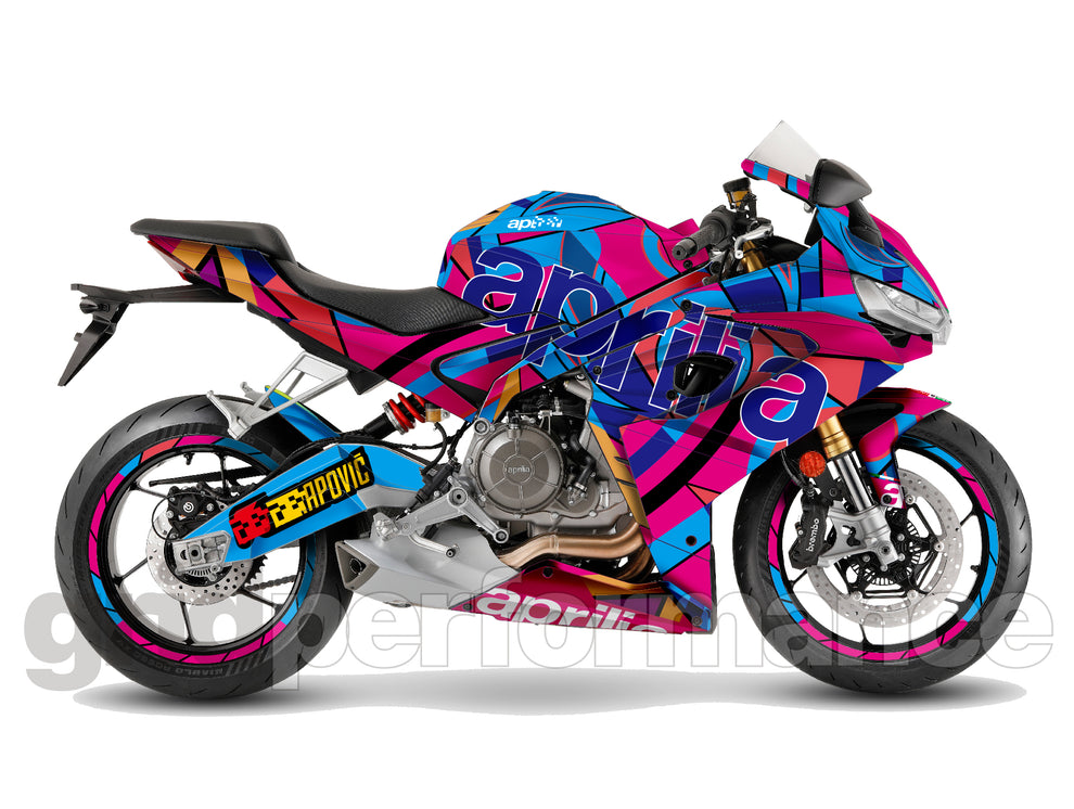 aprilia RS660 Graphic Decal Sticker Kit (2-3.Rossi) – GRID Performance