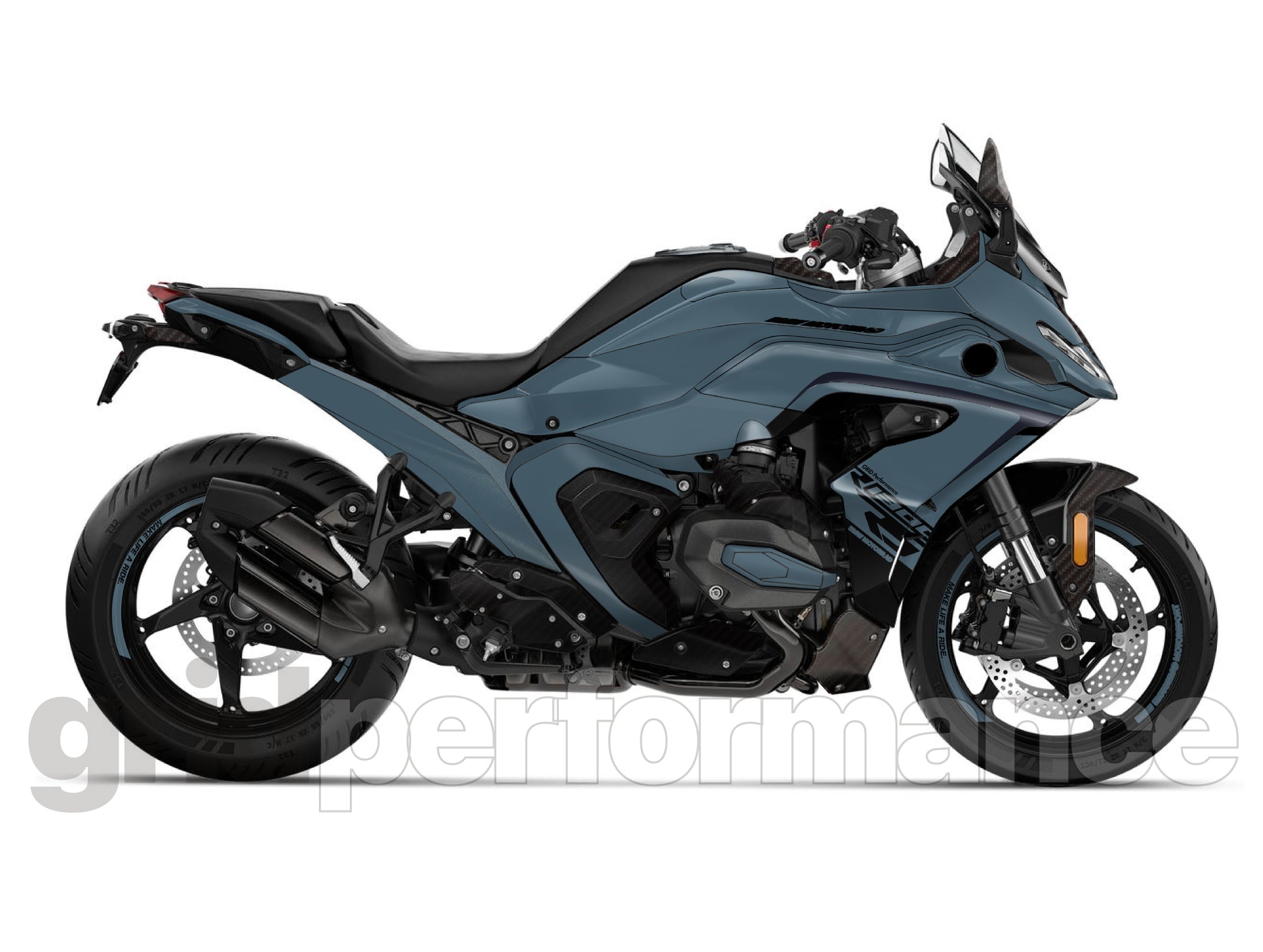 Motorcycle Fairing Decal Vinyl Sticker Kit For BMW R1300 RS Type (1-2 ...